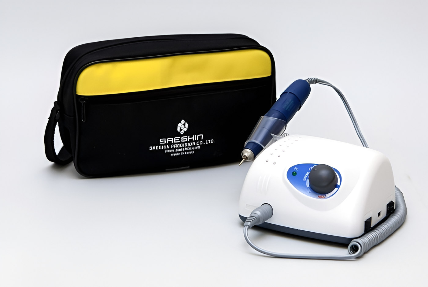 Аппарат Strong 210/105L для маникюра и педикюра, без педали, с сумкой, 35 000 об/мин, Южная Корея