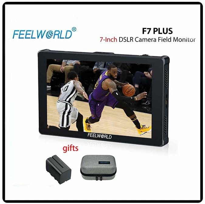 FEELWORLD F7 PLUS 7-дюймовый DSLR камера полевой монитор сенсорный экран 4K HDMI высокая яркость 1200nit
