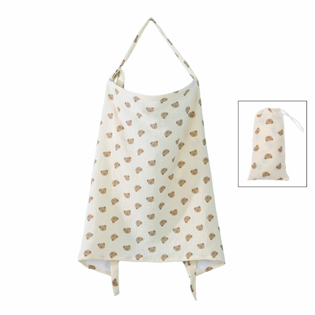 Мягкий накидка для кормления из хлопка