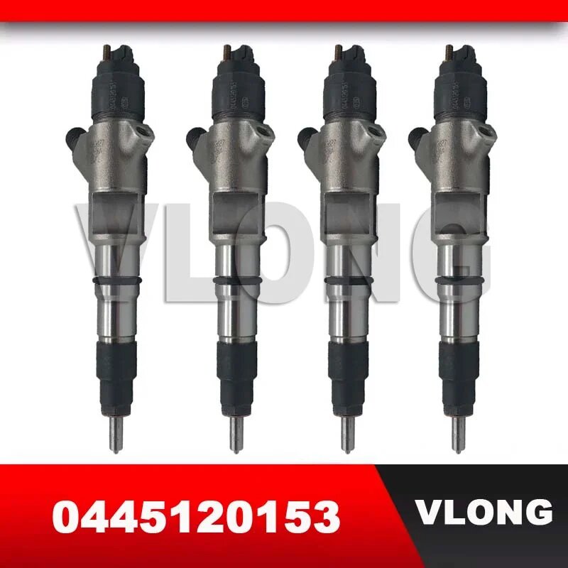 4ШТ Форсунка Common Rail Топливная Форсунка Распылитель Форсунки Для Российского Экскаватора КамАЗ Запчасти 740.71-320 11.8L 201149061 0445120153