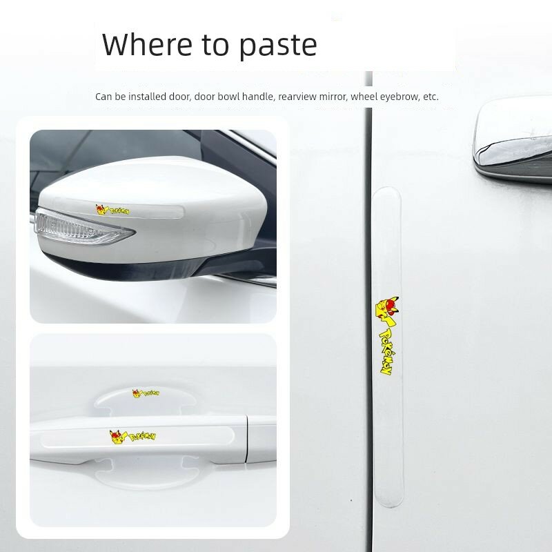 Защитная пленка для дверных ручек Mitsubishi Outlander, Eclipse Cross, L200, Pajero, Lancer, Montero, наклейка для