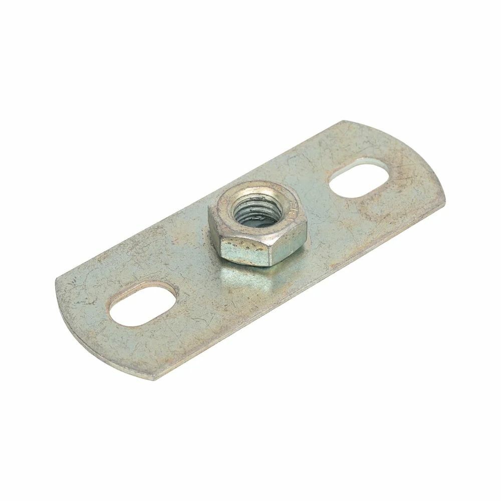 Опорная пластина с гайкой СВК 2,2x30x80, отверстия 8,3x13мм, гайка М10 Н0000027725