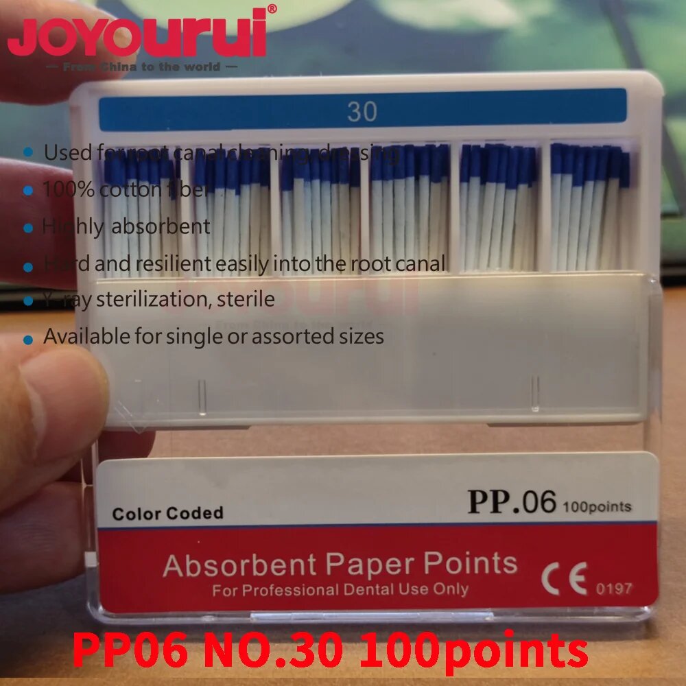JOYOURUI Эндодонтические конусные файлы SX-F3 NITI 15-40 шт. PP06-NO.30