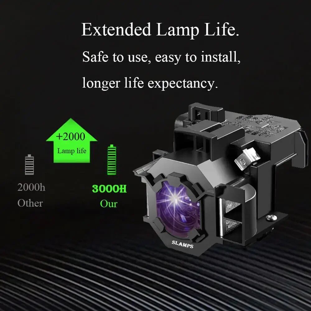Совместимая лампа ELPLP42 V13H010L42, лампа проектора с корпусом для EPSON