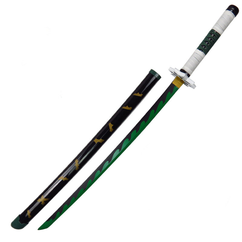 Меч Ничирин из аниме "Истребитель демонов", оружие Танджиро Камадо, Зеницу Аримы, тренировочные мечи для детей, косплей-реквизит, деревянный меч