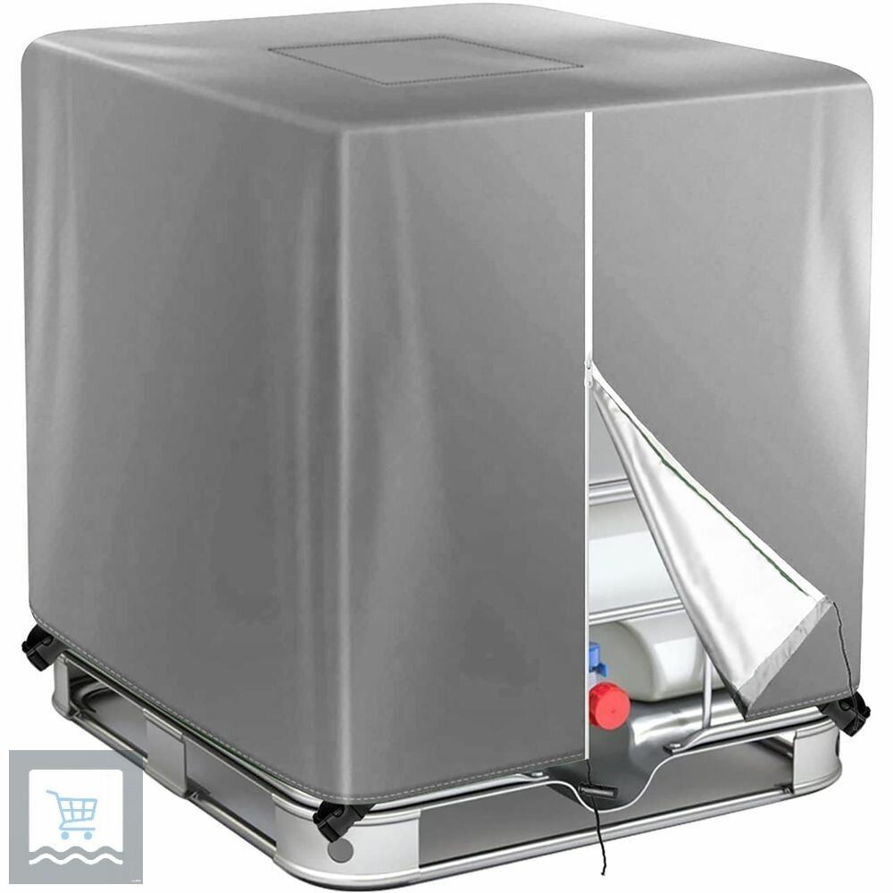 IBC Tote 275 галлонов 1000Л Наружный резервуар для воды Защитная крышка