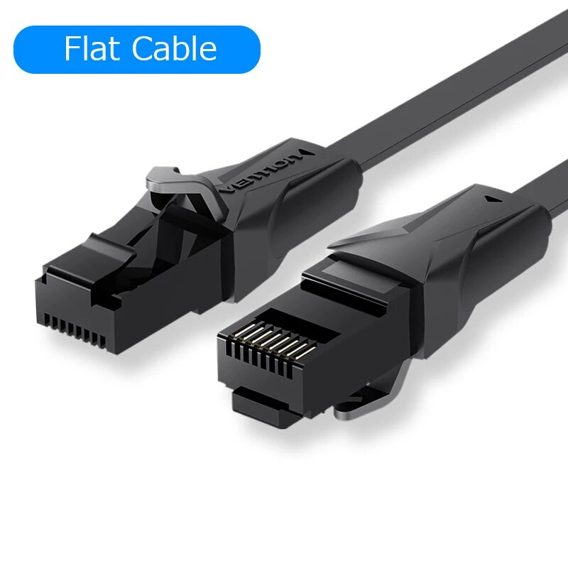 Кабель Ethernet CAT 6 Vention Flat Cable, 0.75m