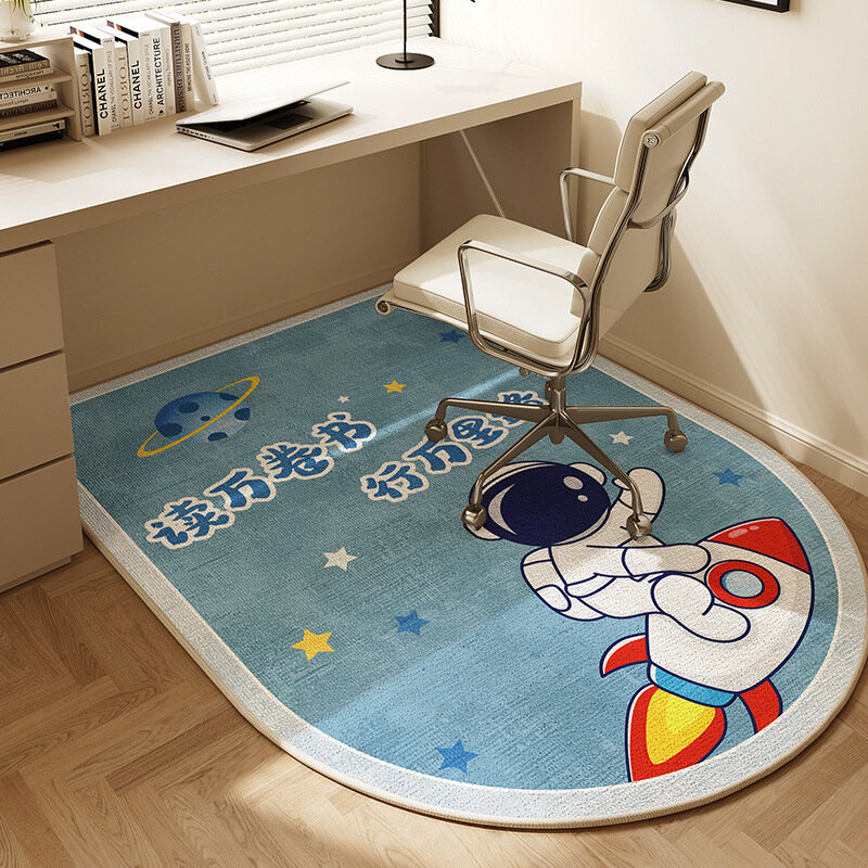 Коврик для компьютерного стула в спальне, коврик для детской учебной зоны, коврик для кабинета, туалетный столик, кресло для макияжа под звукоизоляционным матом, круглый