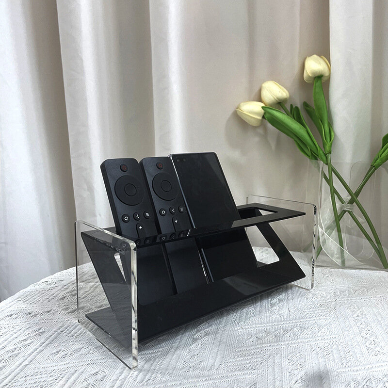 Акриловый органайзер для пульта дистанционного управления, многофункциональный настольный органайзер для мобильного телефона, стиль Ins, легкая роскошь, стеллаж для хранения в отеле