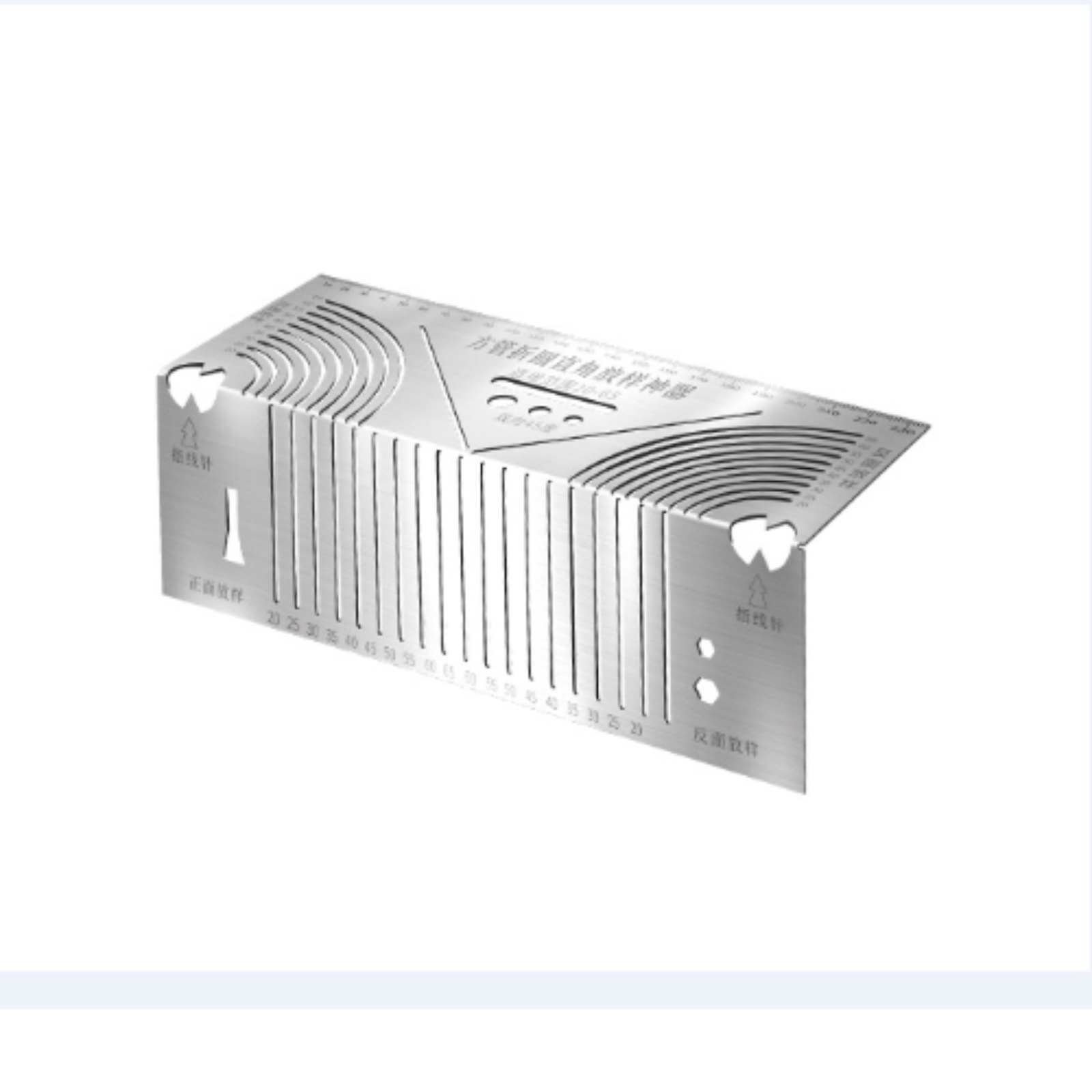 Линейка для рисования углов и дуг из квадратного стана, складная, 90 градусов, инструмент для установки прямого угла, помощник для рисования линий, размеры: Малый 24см*8см*8см, Длинный 28см*10см*10см, цвет Серебристый, материал Стальной, 1шт