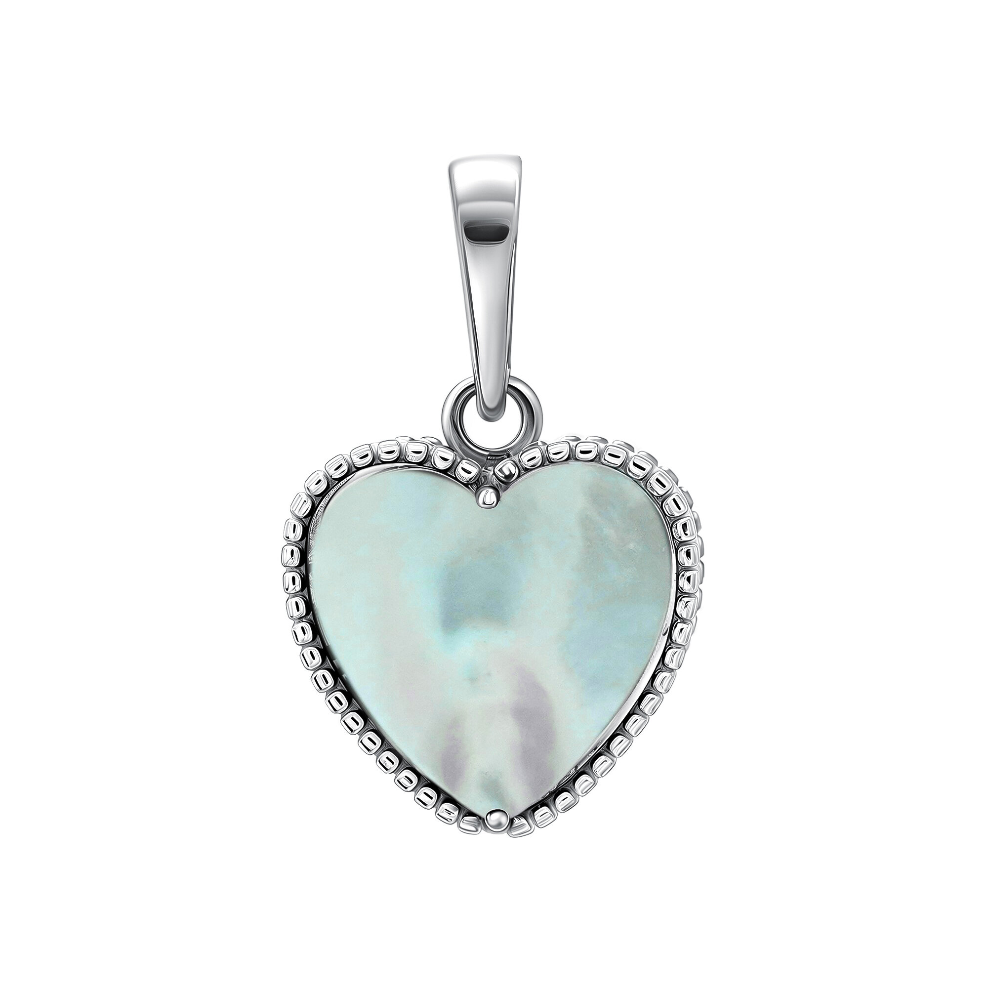 Подвеска, серебро, 925 проба, перламутр