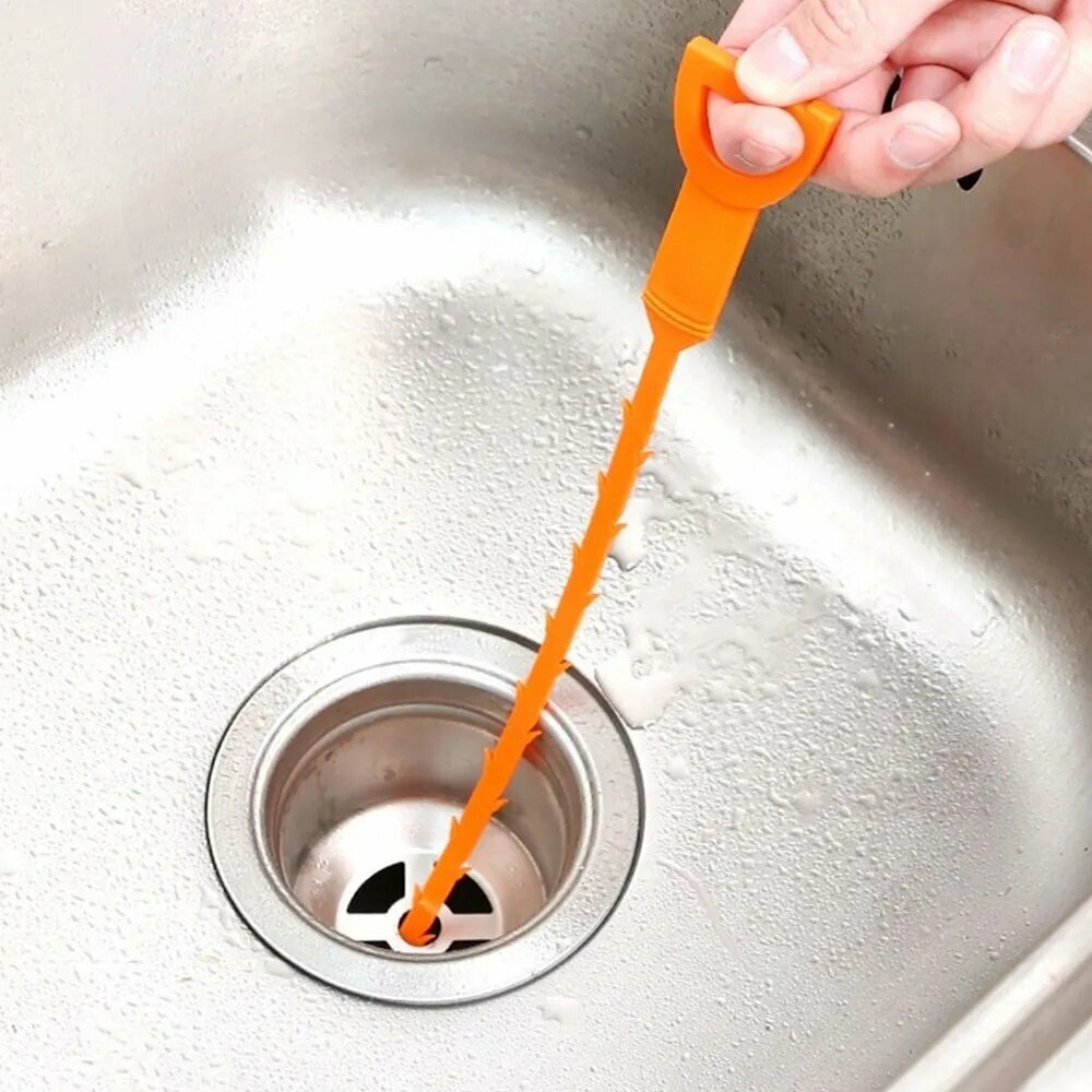 Эргономичный гибкий стержень для предотвращения засоров в сливе, - Длинный стиль