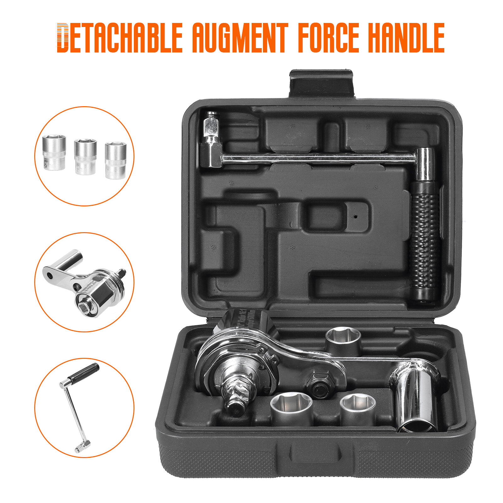 Мультипликатор крутящего момента 1/2in, для колес, до 680 Нм