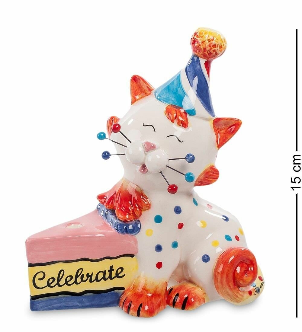 Фигурка Кот Именинник (Pavone) CMS-31/20 Pavone Италия Керамика