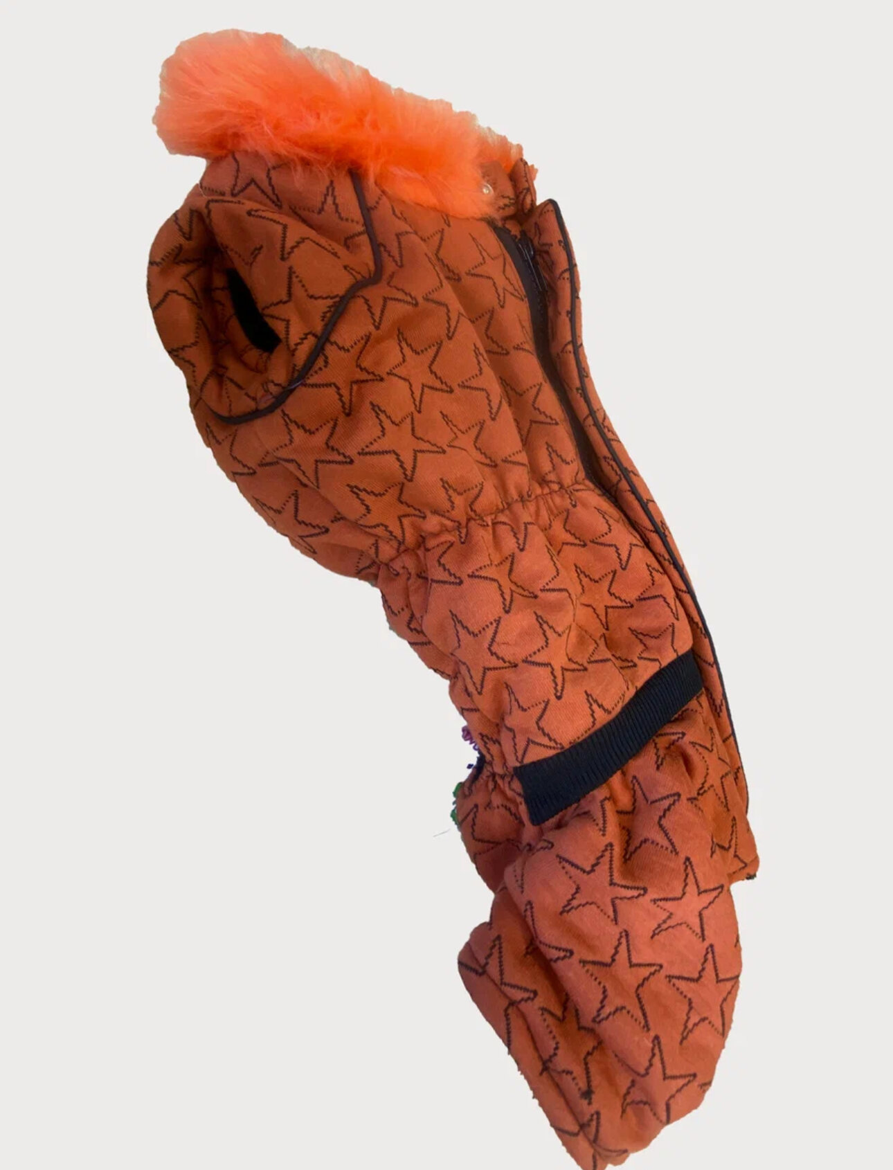 Комбинезон ForMyDogs для йорков, мальтезов, чихуа и той-терьеров, 10 размер, оранжевый