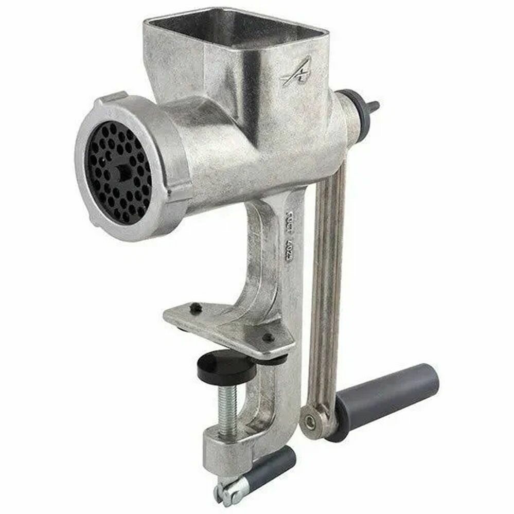 Мясорубка ручная Мотор Сич МА-1, алюминиевая, серебристая