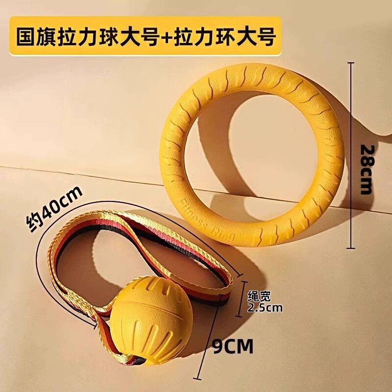 Набор игрушек для собак EVA: устойчивый к жеванию фрисби для лабрадора, золотистого ретривера и бордера колли