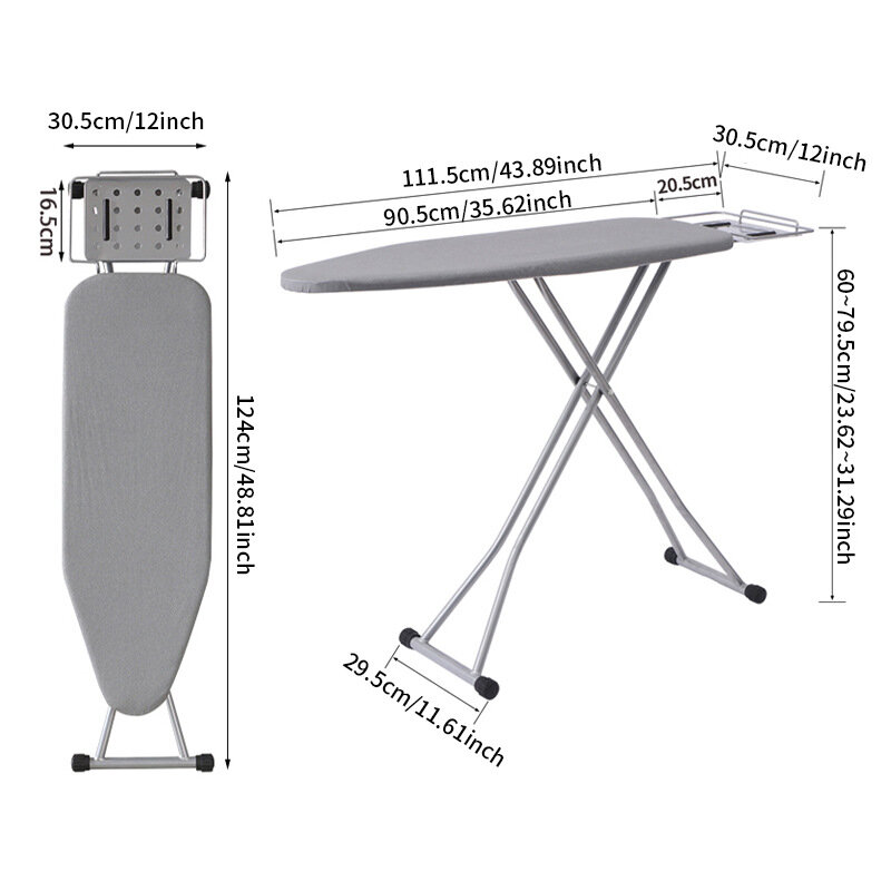 Складная напольная гладильная доска с изоляцией для дома, мобильная гладильная доска для гостиничных номеров, сверхширокая утолщенная гладильная доска