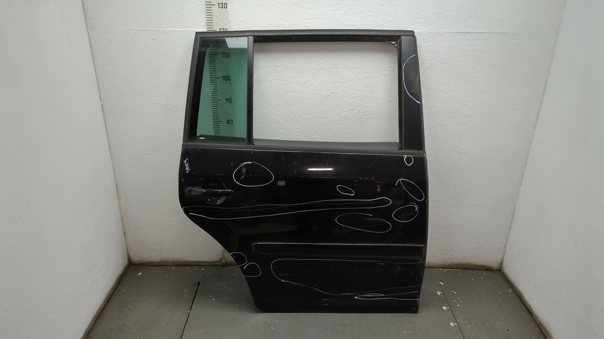 Дверь боковая (легковая) правая задняя Volkswagen Touran Б/У