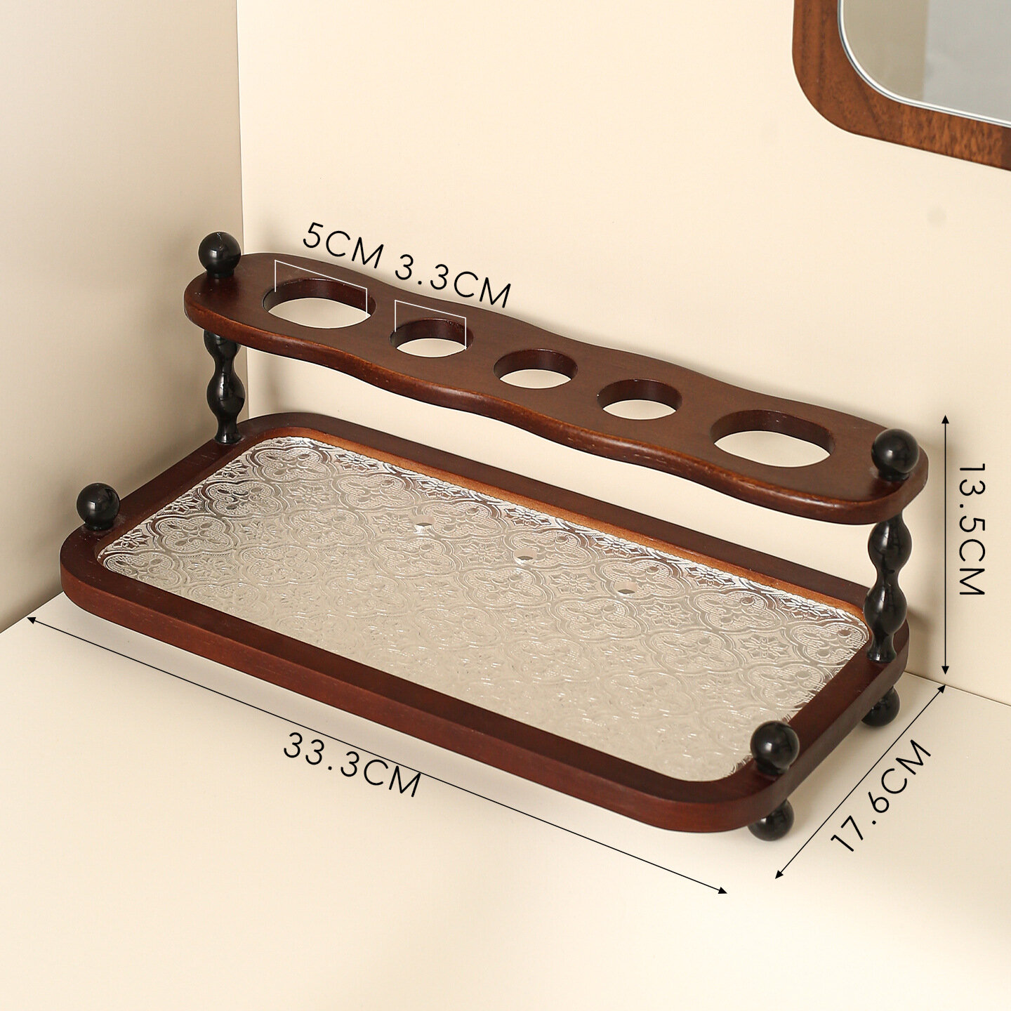 Многофункциональный держатель для зубных щеток в винтажном стиле, подставка для ванной из массива дерева, напольная стойка, держатель для чашек, стойка для хранения зубных щеток