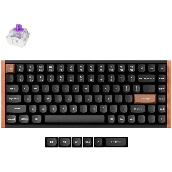 Клавиатура Keychron K2H-F1-RU, алюминиевая, магнитные переключатели, RGB подсветка, беспроводная