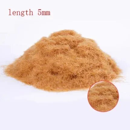 30 г/пакет статическая сера 3 мм/5 мм8/ММ миниатюрная сцена модель Materia газон флок газон нейлоновая трава порошок моделирование хобби ремесленные аксессуары