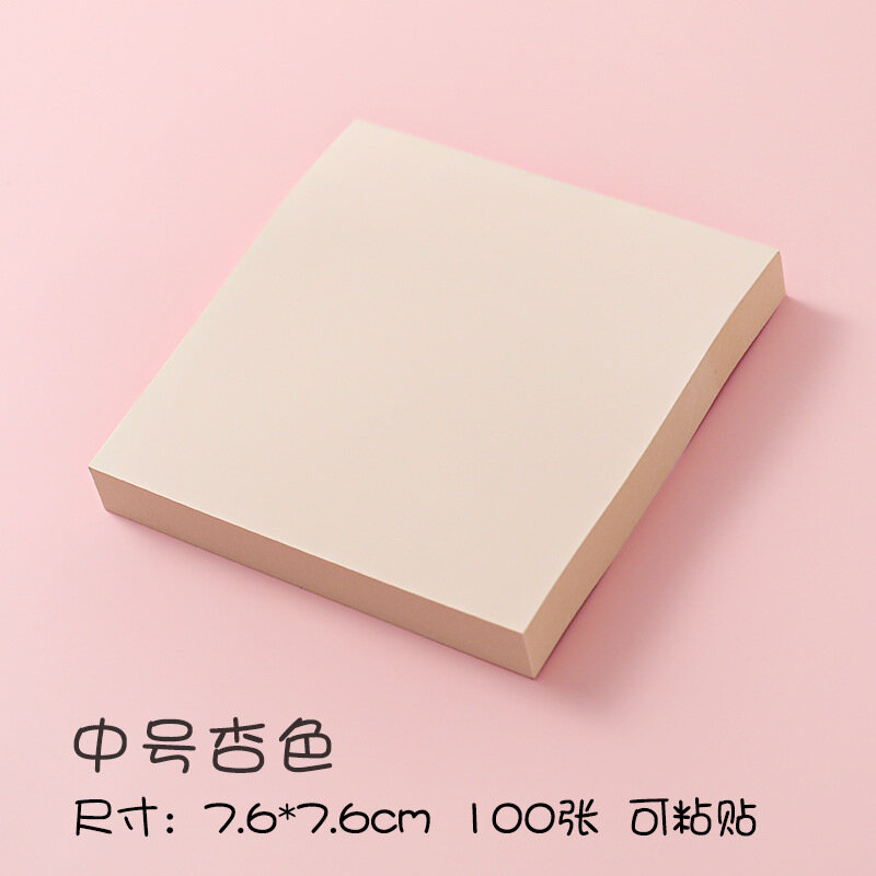 Заметки Post-it цвета Моранди, самоклеящиеся, цветная бумага для заметок, сообщения, многоразовые, маленький блокнот для работы, 100 листов, для студентов