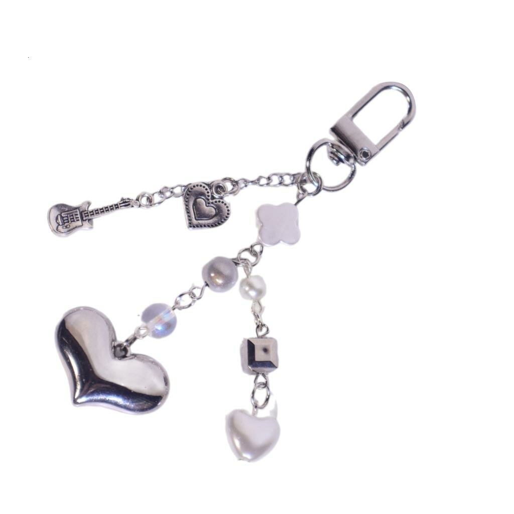 Брелок, Брелок-цепочка для мобильного телефона-серебряная подвеска "большая любовь"