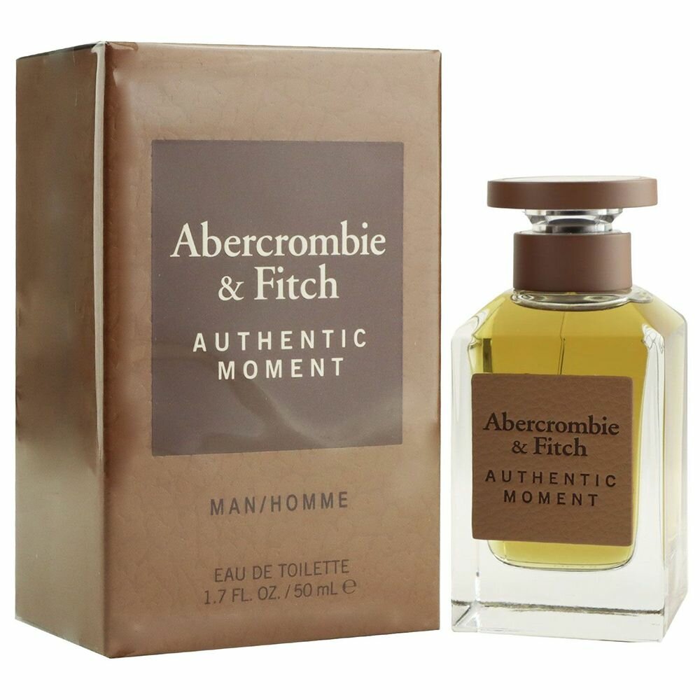 Туалетная вода Abercrombie & Fitch Authentic Moment Man Eau de Toilette, 50 мл