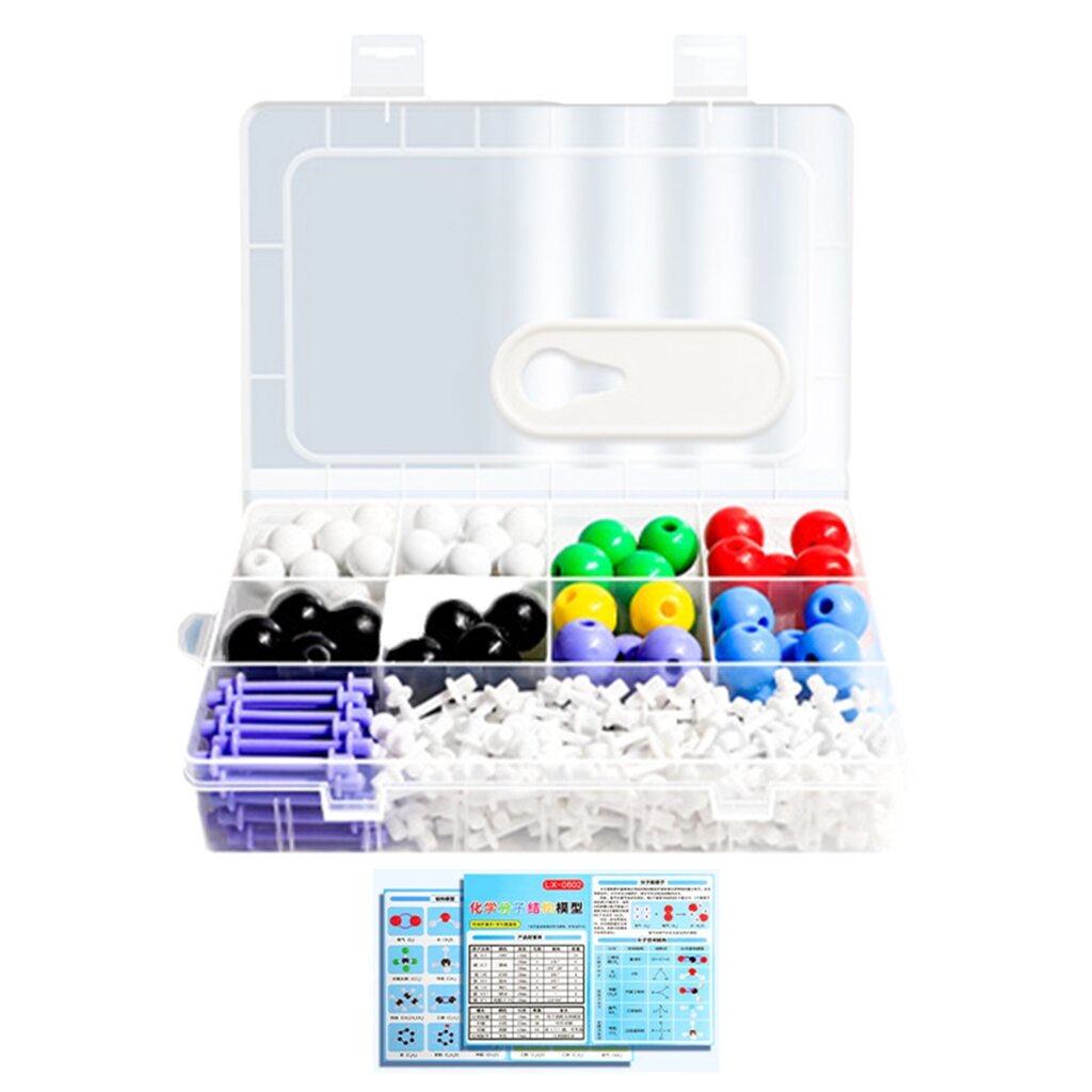 Группа Молекулярных моделей Химии С Контейнером Для Хранения Для Лабораторных Демонстраций