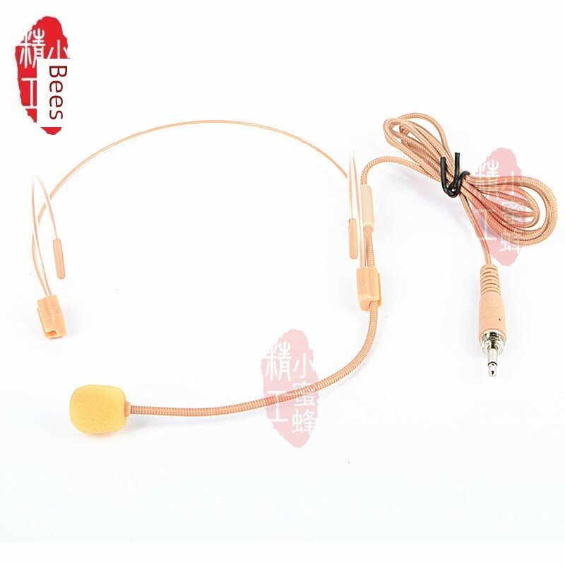 Беспроводной микрофон-петличка Little Bee с усилителем, крепление на пояс, для гарнитуры Резьбовые ушные крючки
