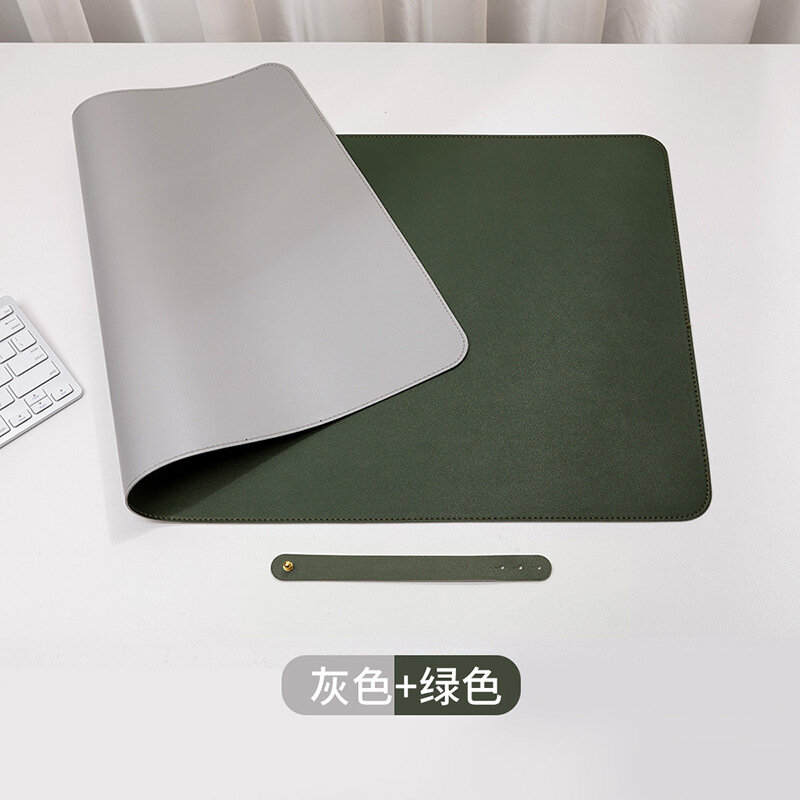 Офисный коврик для стола Extra Large, стандартный коврик для компьютера, большой водонепроницаемый кожаный коврик, письменный коврик с узором, цветной печатью и горячим тиснением логотипа