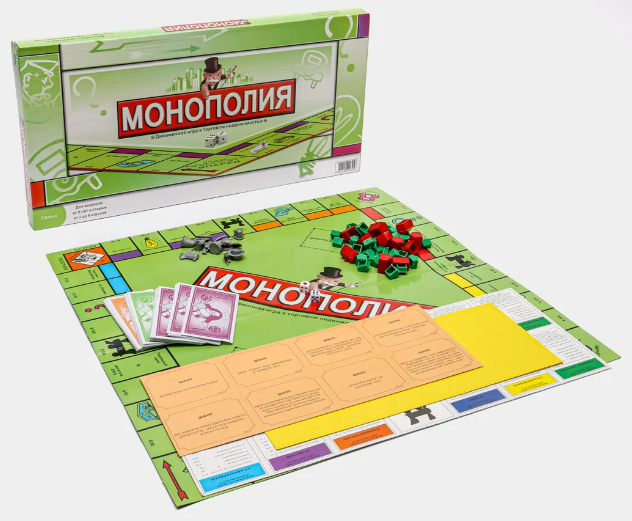 Настольная игра "Монополия" 2030R, для 2-8 игроков, экономическая