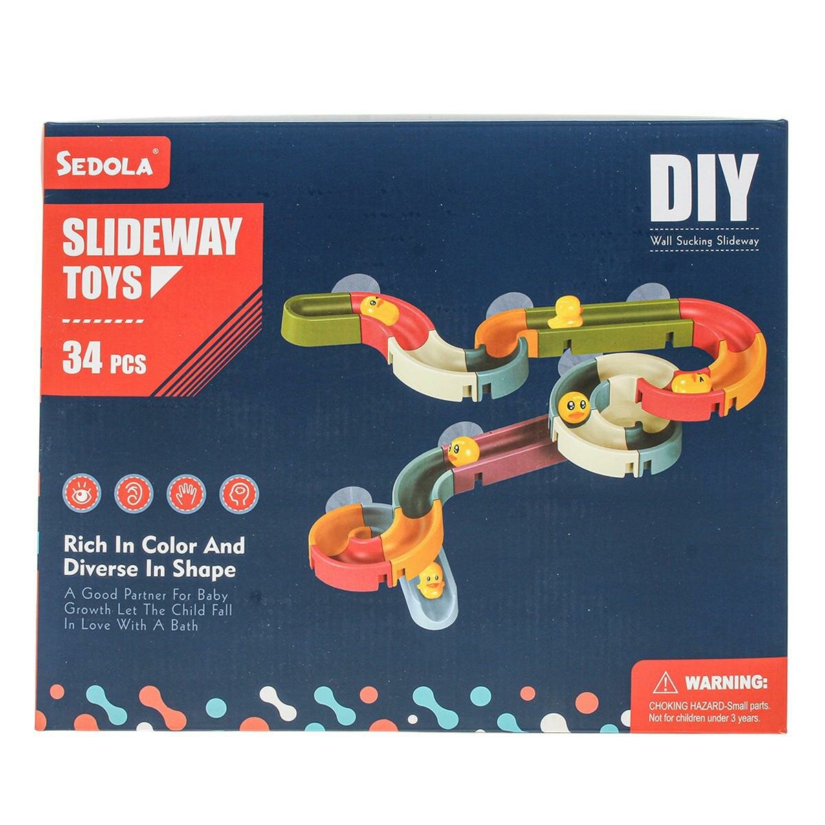 Автотрек в коробке 24х8,5х20 см, для увлекательных гонок и развития моторики