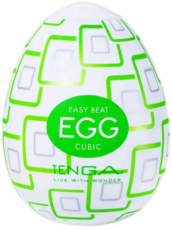 Японский мастурбатор яйцо Tenga Egg Cubic из эластичного материала