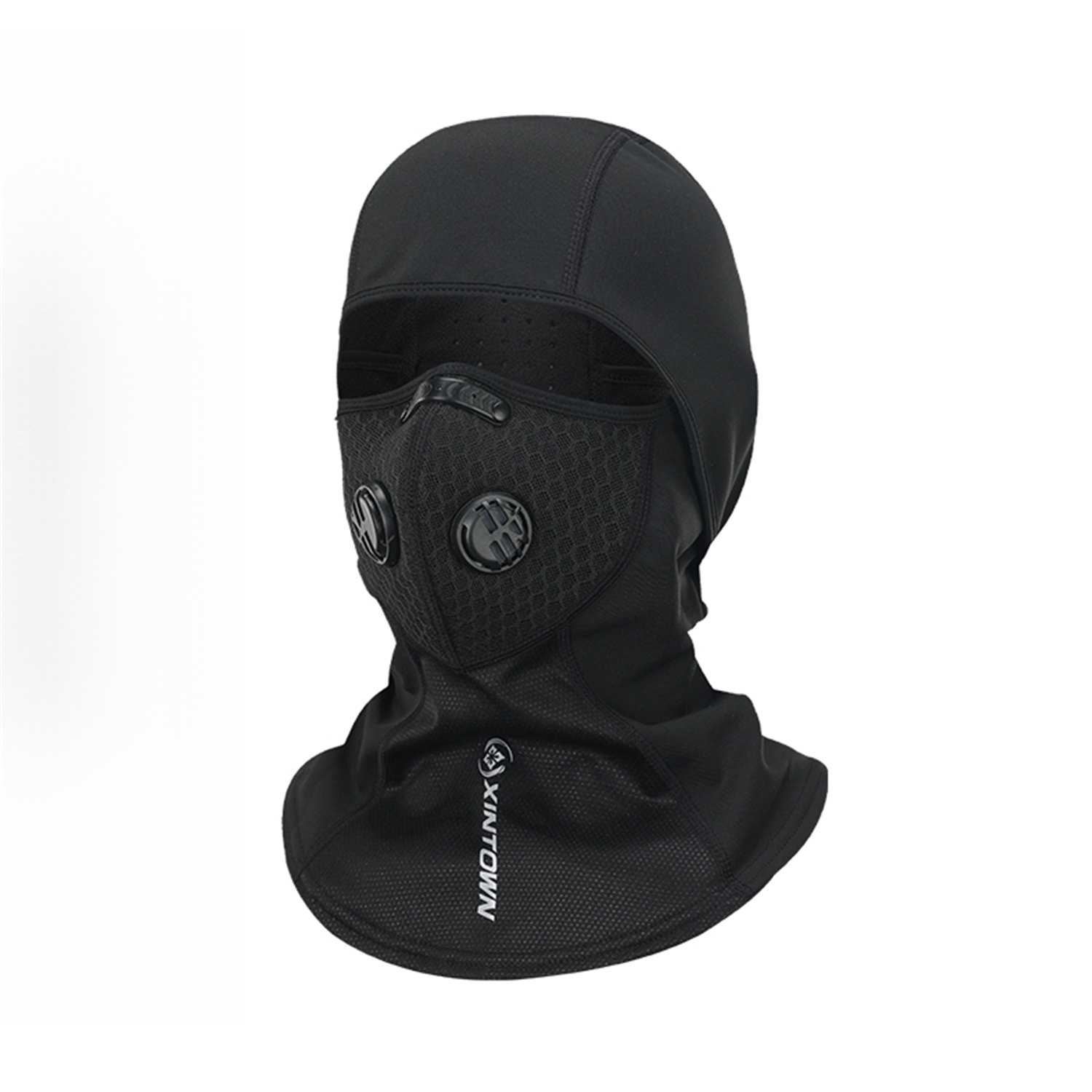 Балаaclava для циклинга теплая маска для лица с клапаном для дыхания зимой для лыжных видов спорта сноубординга мотоциклинга для мужчин женщин Размер: универсальный Цвет: черный Материал: полиэстер Тип узора: пэтчворк Стиль: активный Вес: около 100 г