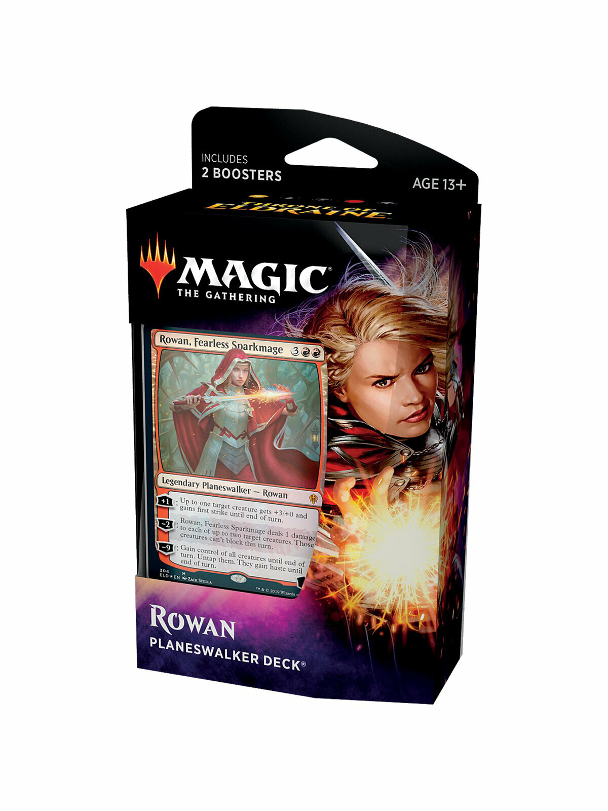 Magic The Gathering: Колода Planeswalker'а MTG Rowan издания Throne of Eldraine на английском