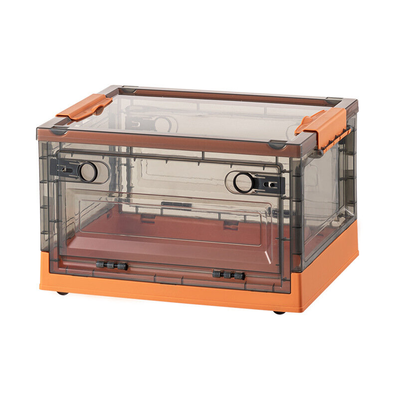 2026 Новейшая большая портативная прозрачная складная коробка для улицы, домашний шкаф для хранения одежды, пылезащитный шкаф, коробка для хранения игрушек и книг