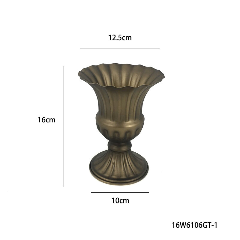 Европейский металлический цветочный горшок для свадебного декора, аранжировщик сухих цветов, домашний цветочный вазон, декор для съемки