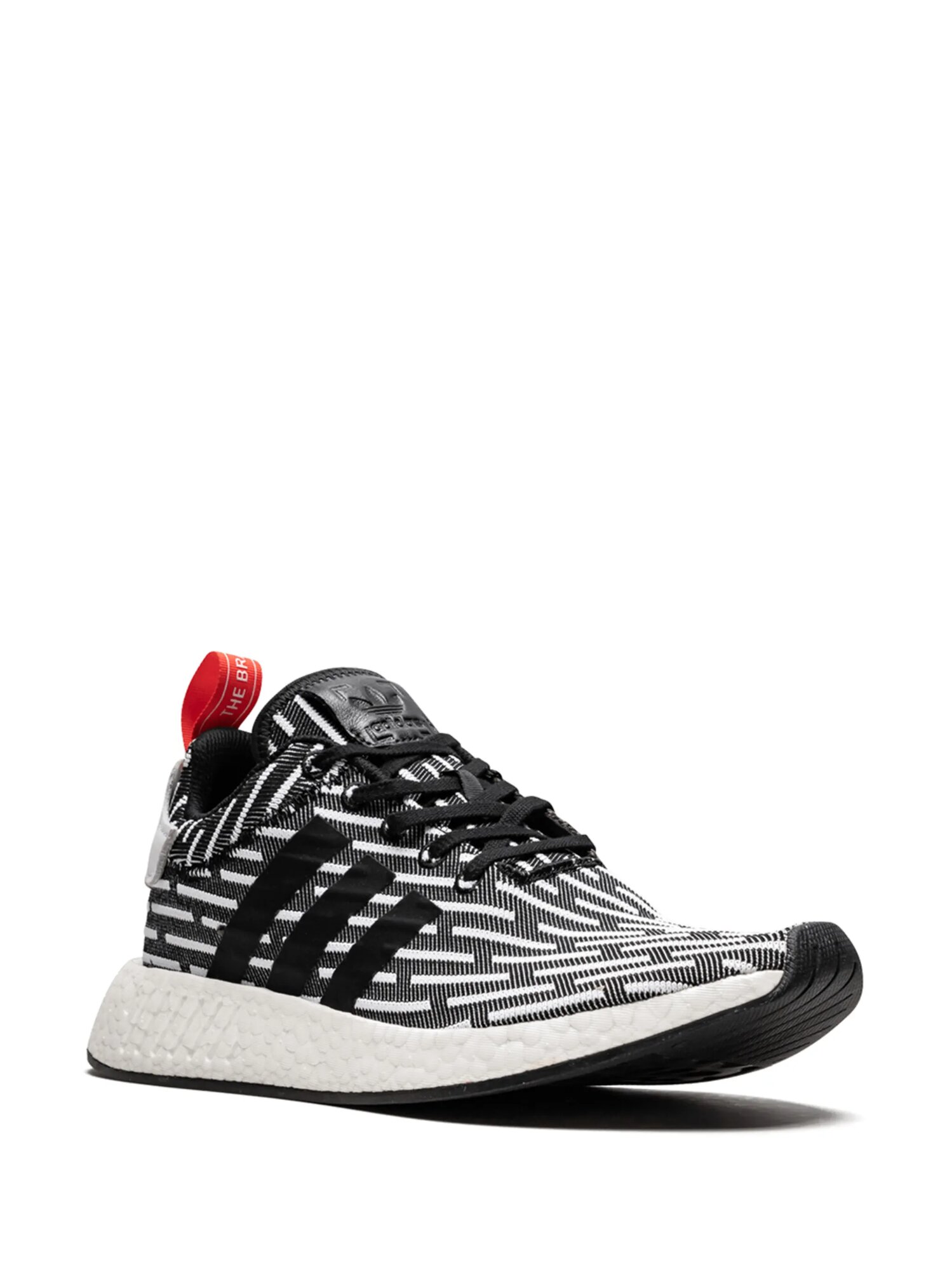 Кроссовки adidas NMD R2 Primeknit, размер 5 US, чёрный — фото 1