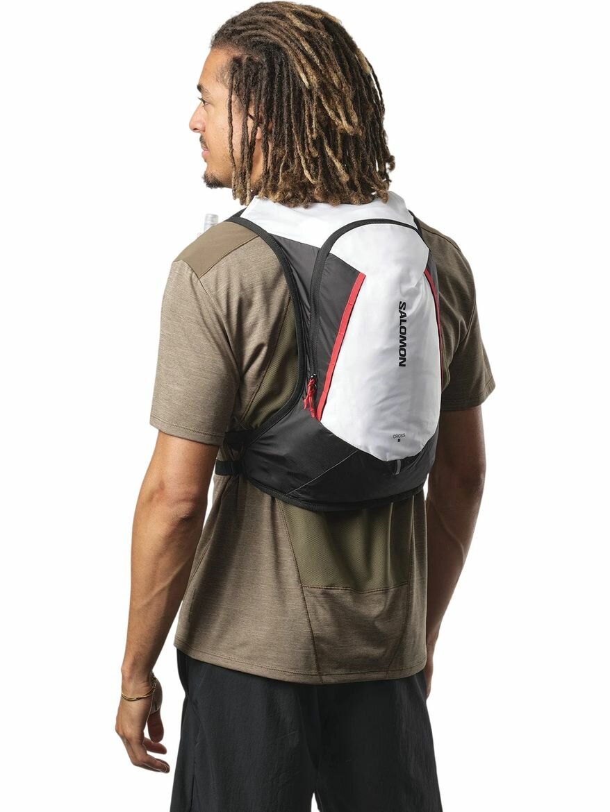 Рюкзак Salomon Cross 8 черный; белый Повседневный LC2185500