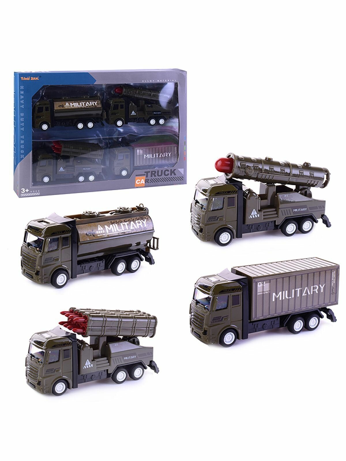 Игровой набор военной техники 4 шт (TQ66F-3)