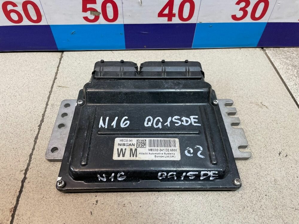 Блок управления двигателем Nissan Almera N16 рестайлинг (2002—2006) MEC32241