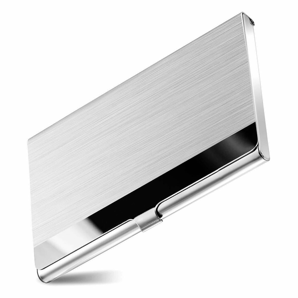 1 шт. Держатель для визитных карточек, тонкий металлический, из нержавеющей стали