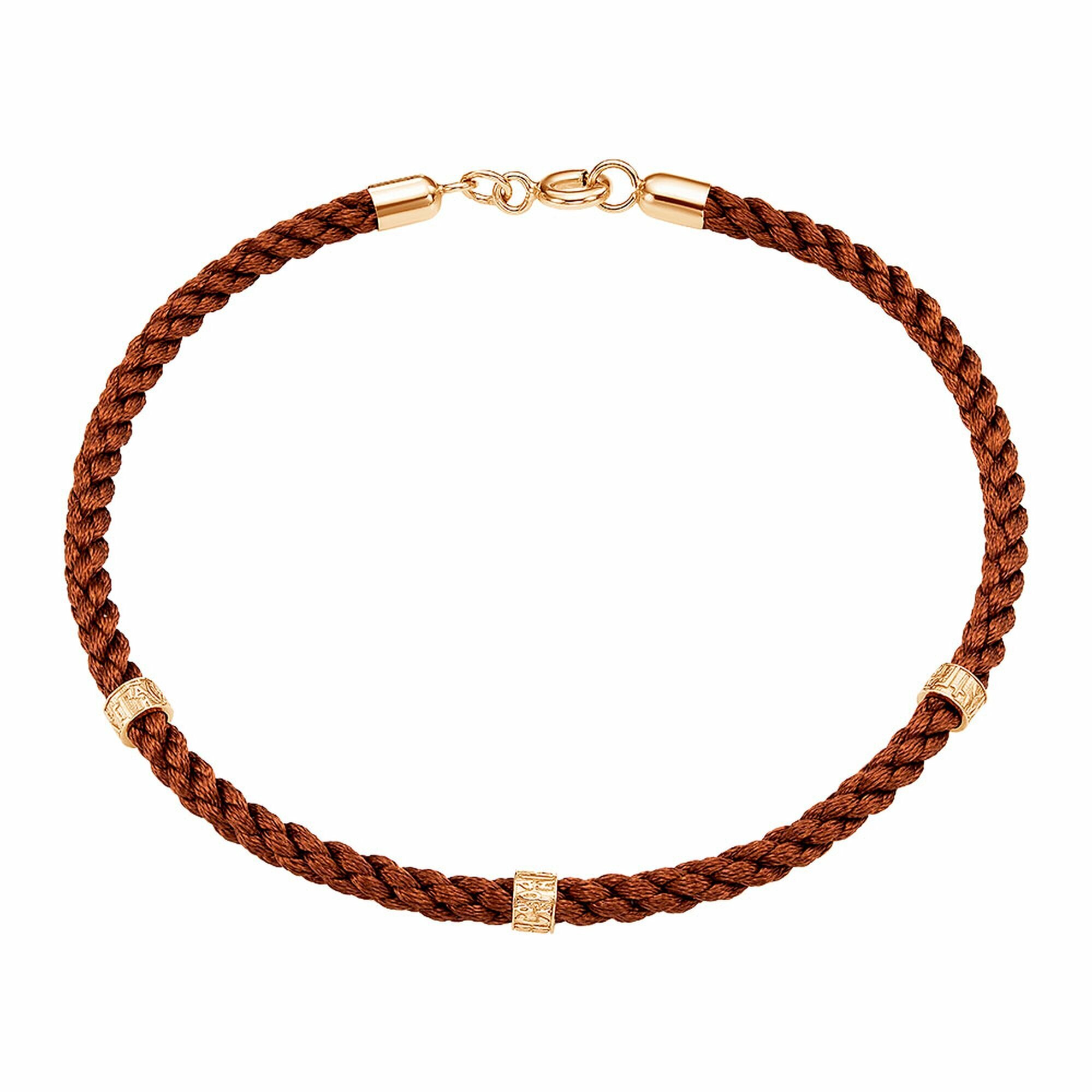 Браслет, серебро, 925 проба, золочение