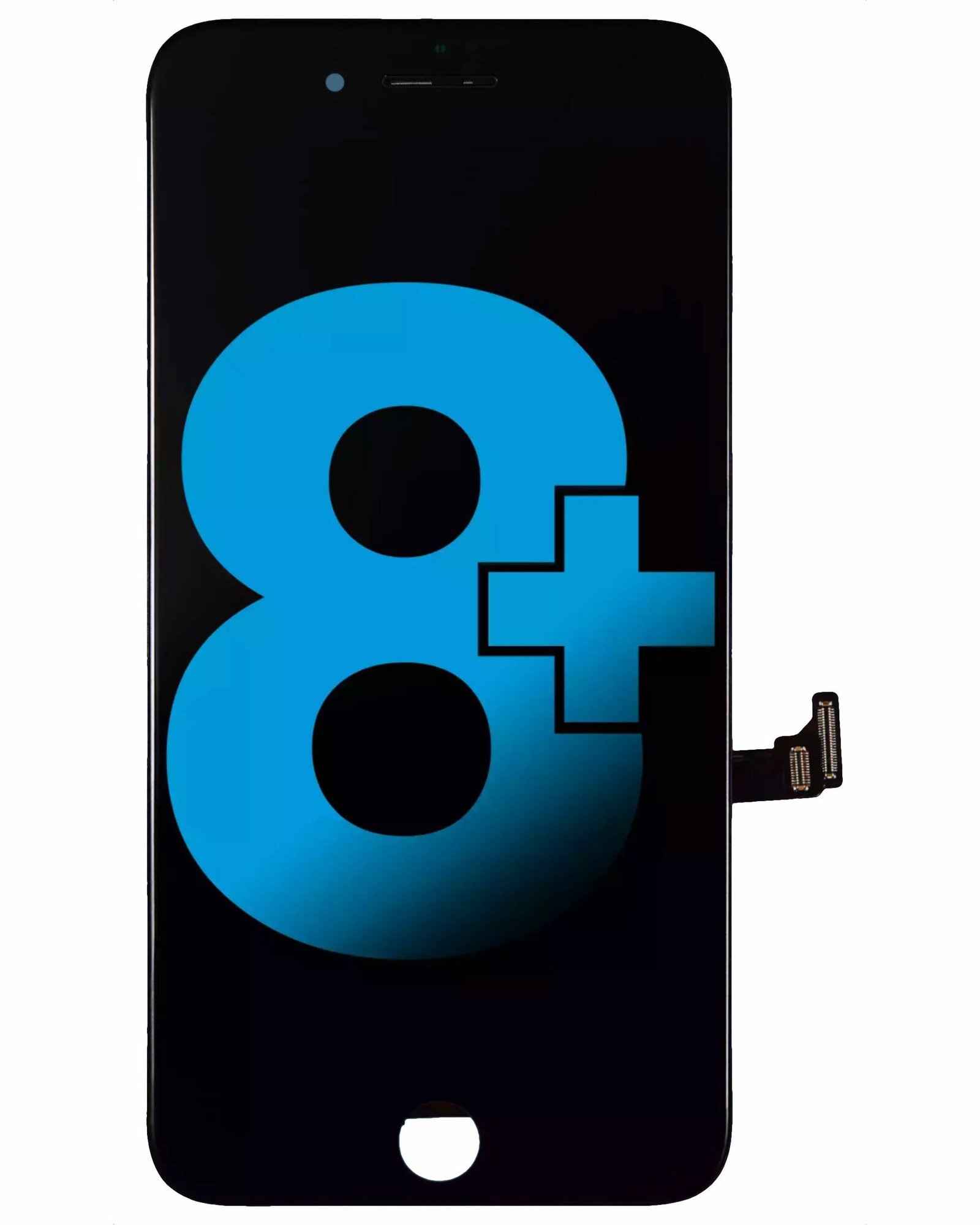 Дисплей для iPhone 8 Plus черный REF