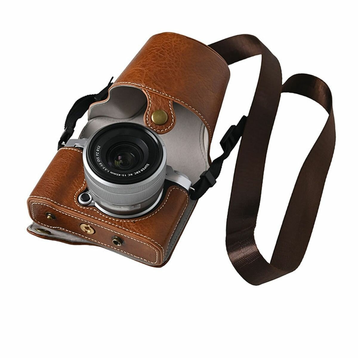 Комплект чехла-подставки из искусственной кожи для камеры Fujifilm X-M5 A