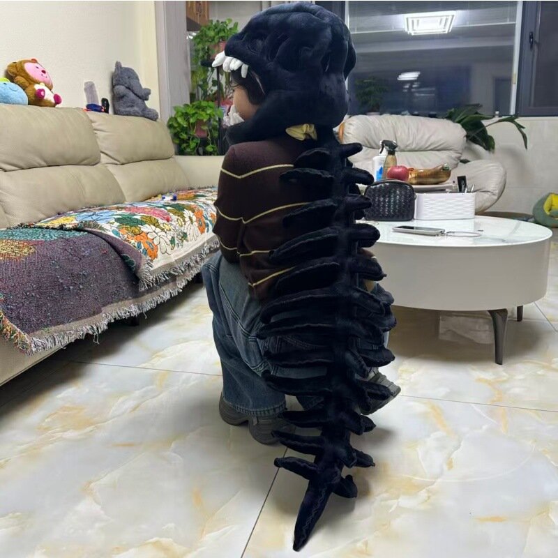 Луханн, головной убор в виде скелета динозавра, экзоскелет, шляпа для куклы, костюм на Хэллоуин, подарок на день рождения для мальчиков и девочек