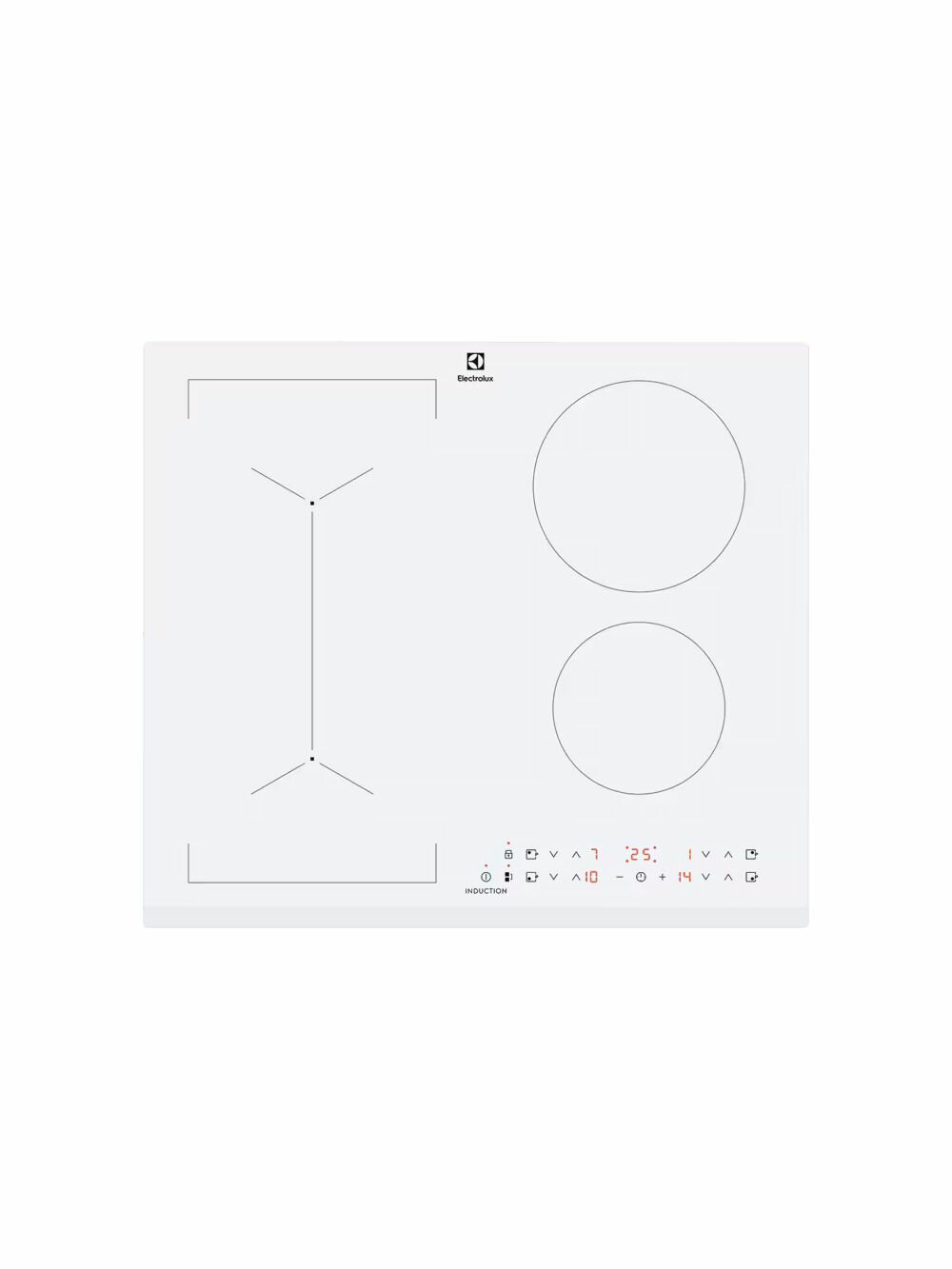 Встраиваемая индукционная панель ELECTROLUX LIV63431BW, официальная гарантия