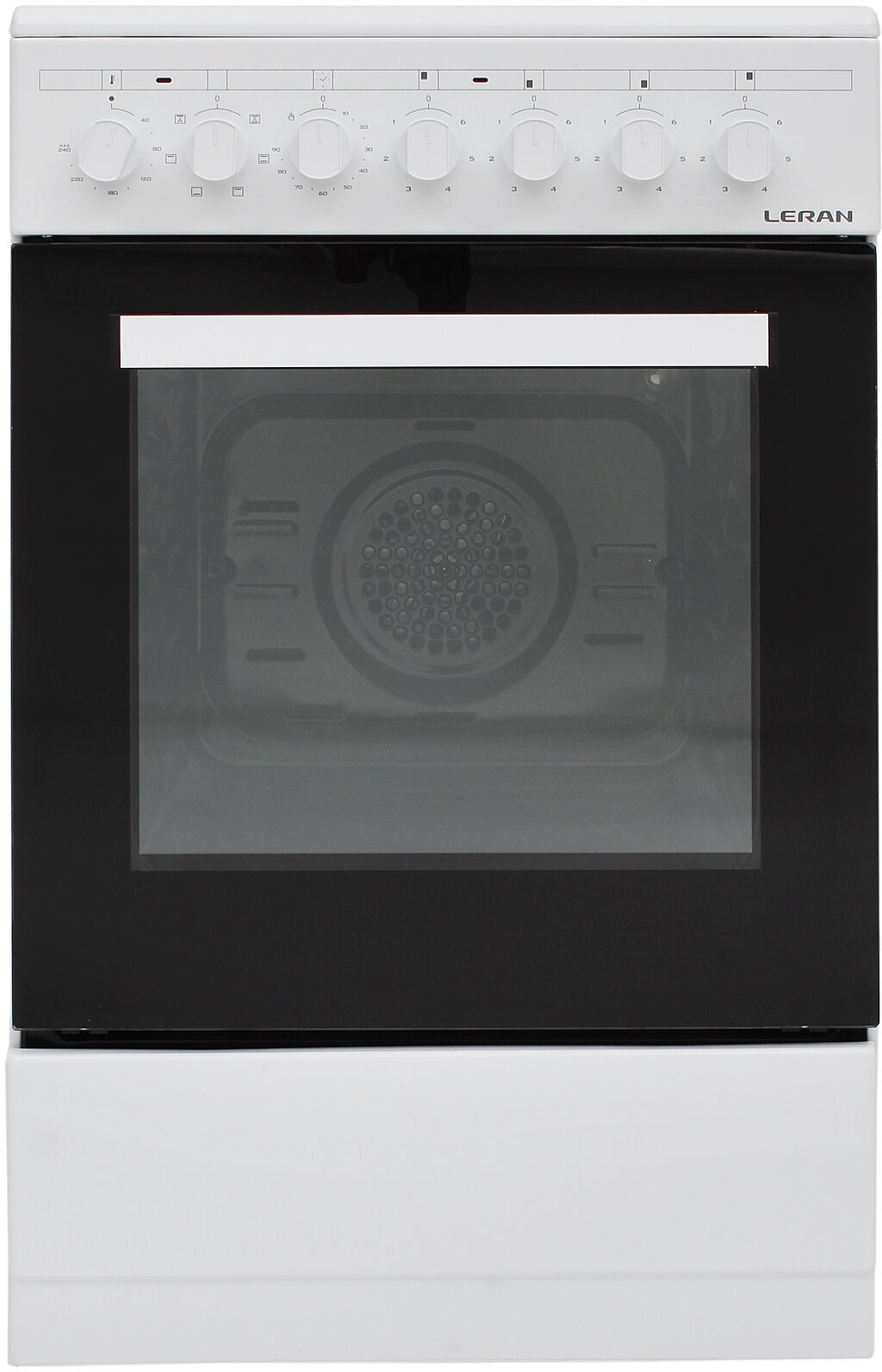 Плита электрическая Leran ECH 403 w стеклокерамика, 4 конфорки